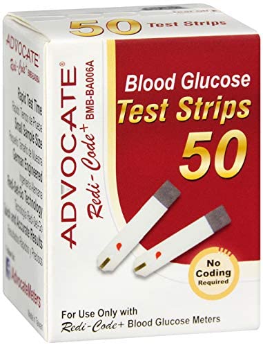 The ADVOCATE Redi-Code Plus Blood Glucose Test Strips BX50 – Enterprise ...